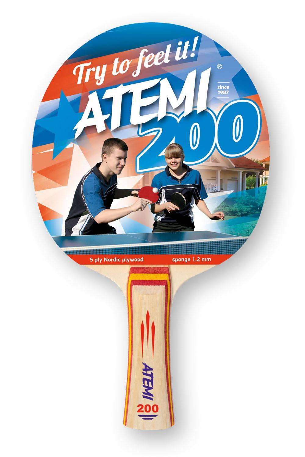 ATEMI 200 table tennis racket - Table Tennis Paddles Tennis and Racquet ...