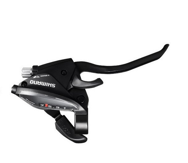 Bicycle Brake/Shifter Combo ST-EF51 7-speed black - Bike Parts Shifting ...