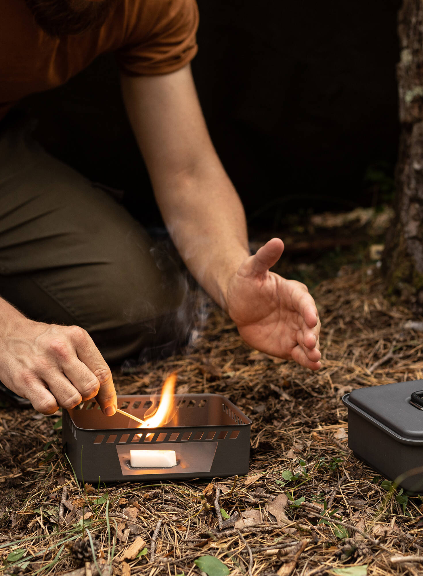 Esbit Solid Fuel Cookset 1100ml - Camping Equipment Camping and Hiking ...