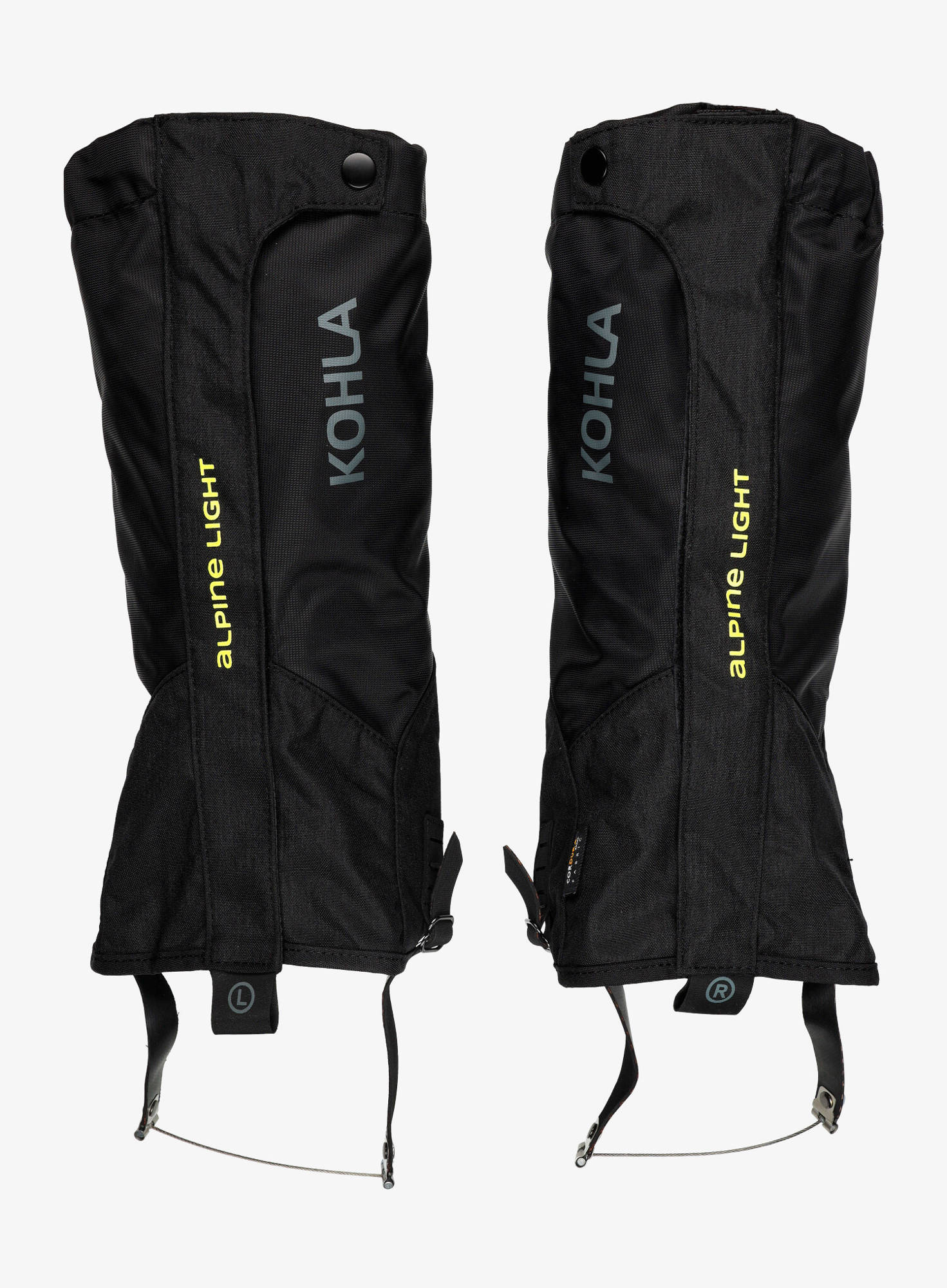 Kohla Alpine Light Gaiters - black-sulphur spring - Clothing and Shoes ...