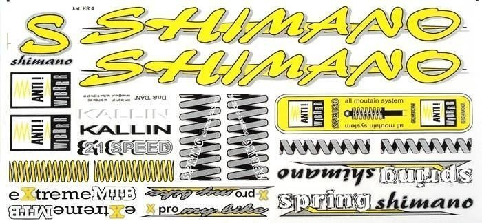 Shimano Bike Stickers - Bicycle Accessories Stickers - sporti-shop.com