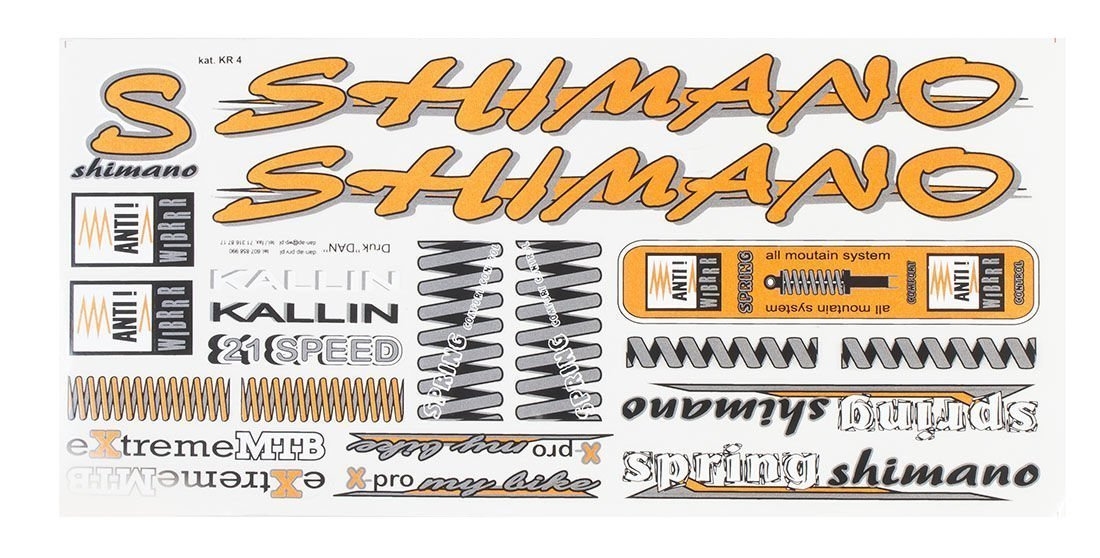Shimano Bike Stickers - Bicycle Accessories Stickers - Sporti